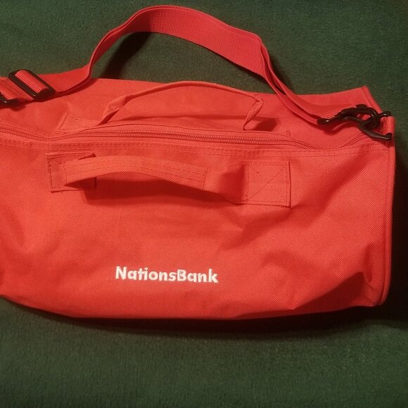 Air-Tex | Bags | Small Red Duffel Bag Some Small Stains | Poshmark